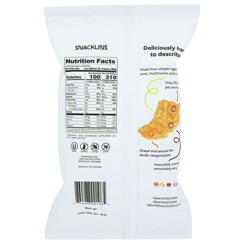 Snacklins Chips Barbeque Crisps - 3 oz | Snacklin Chips – Vegan Black ...