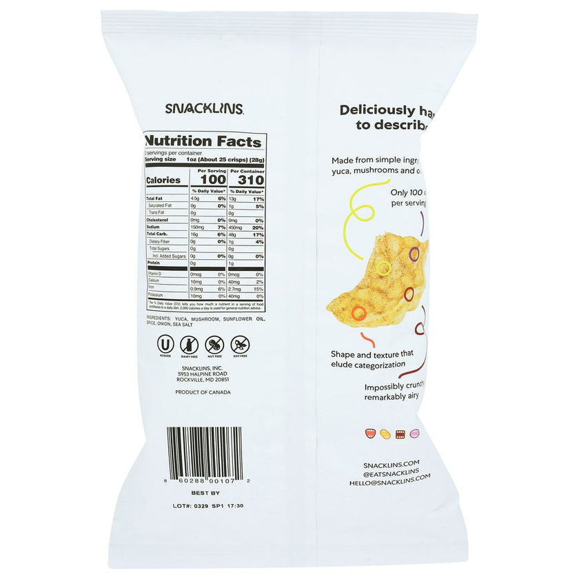 Snacklins Plant Crisps Chesapeake Bay - 3 oz | Snacklins Chips – Vegan ...