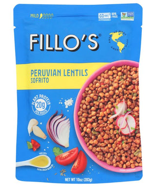 Vegan Peruvian Lentils - 10 oz. | Fillo's Beans and Sofrito – Vegan ...