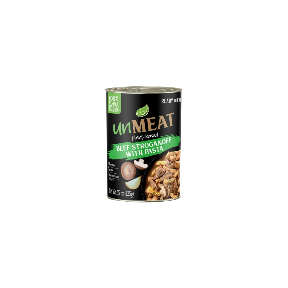UNMEAT Beef Stroganoff with Pasta, 15 oz – Vegan Black Market