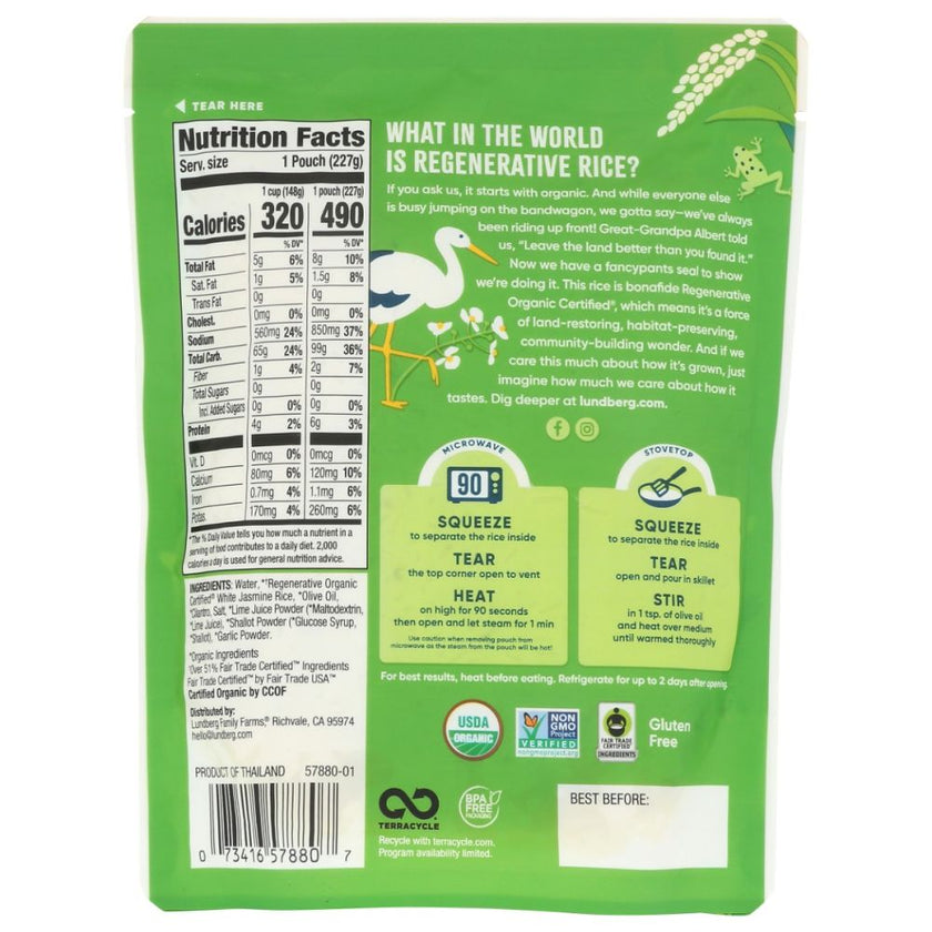 Lundberg Cilantro Lime Rice - 8 oz – Vegan Black Market