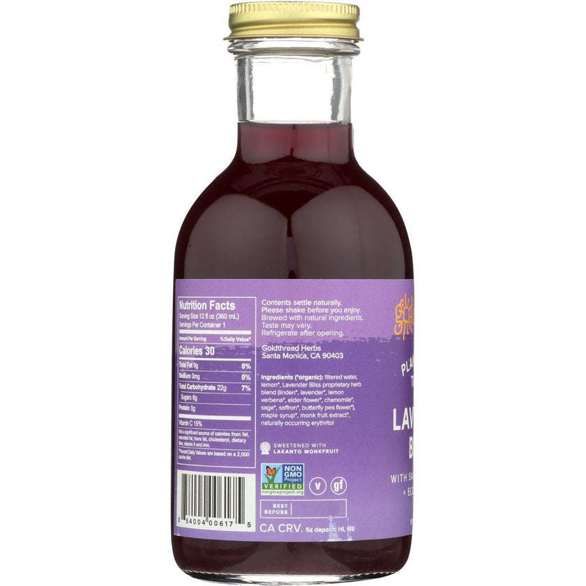Goldthread Lavender Bliss Plant Based Tonic - 12 fl oz – Vegan Black Market