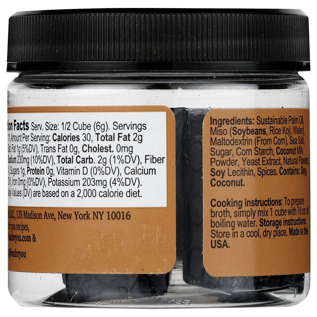 Miso Broth Cubes Cinnamon and Coconut - 2.53 oz | Bou | Vegan – Vegan ...
