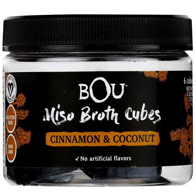 Miso Broth Cubes Cinnamon and Coconut - 2.53 oz | Bou | Vegan – Vegan ...