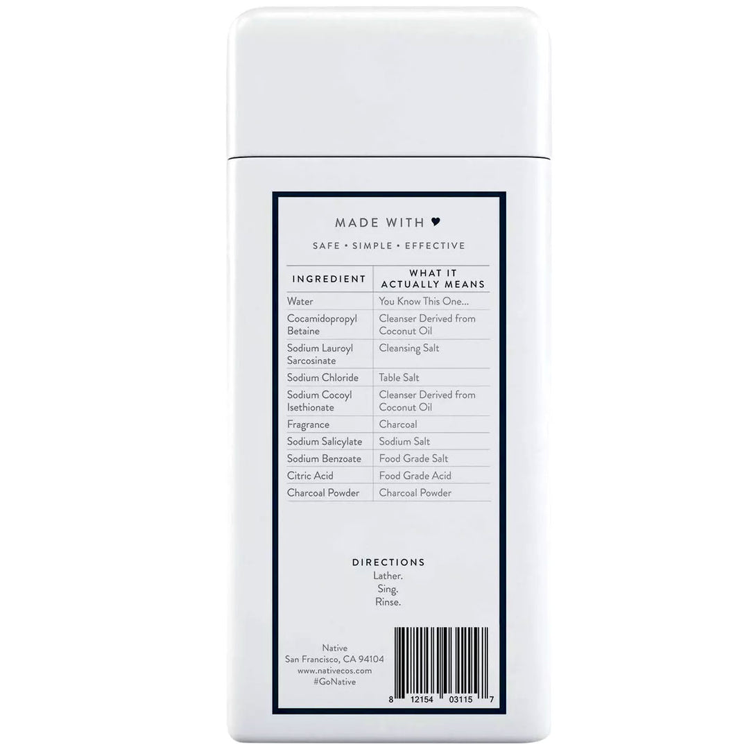 Native Charcoal Body Wash - 11.5 oz. – Vegan Black Market