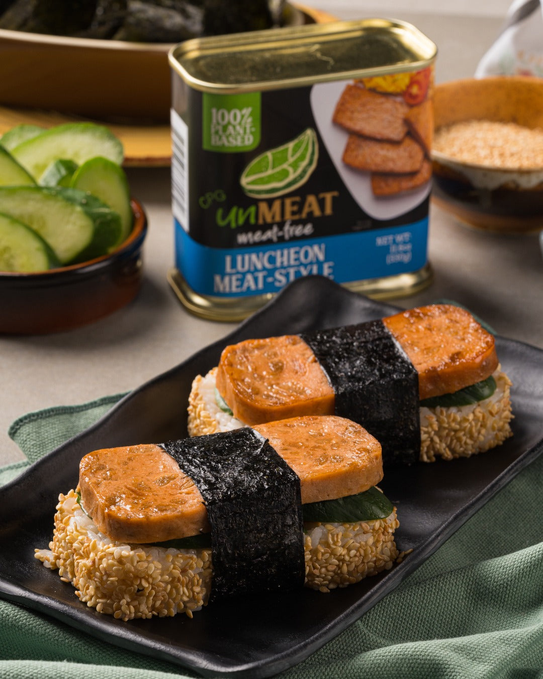 UNMEAT, WHAT SOME CALL VEGAN SPAM, THE VEGAN LUNCHEON MEAT IN A CAN ...