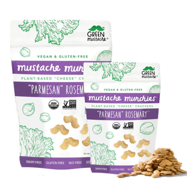 The Green Mustache Munchies Parmesan Rosemary | Green Mustache Snacks ...