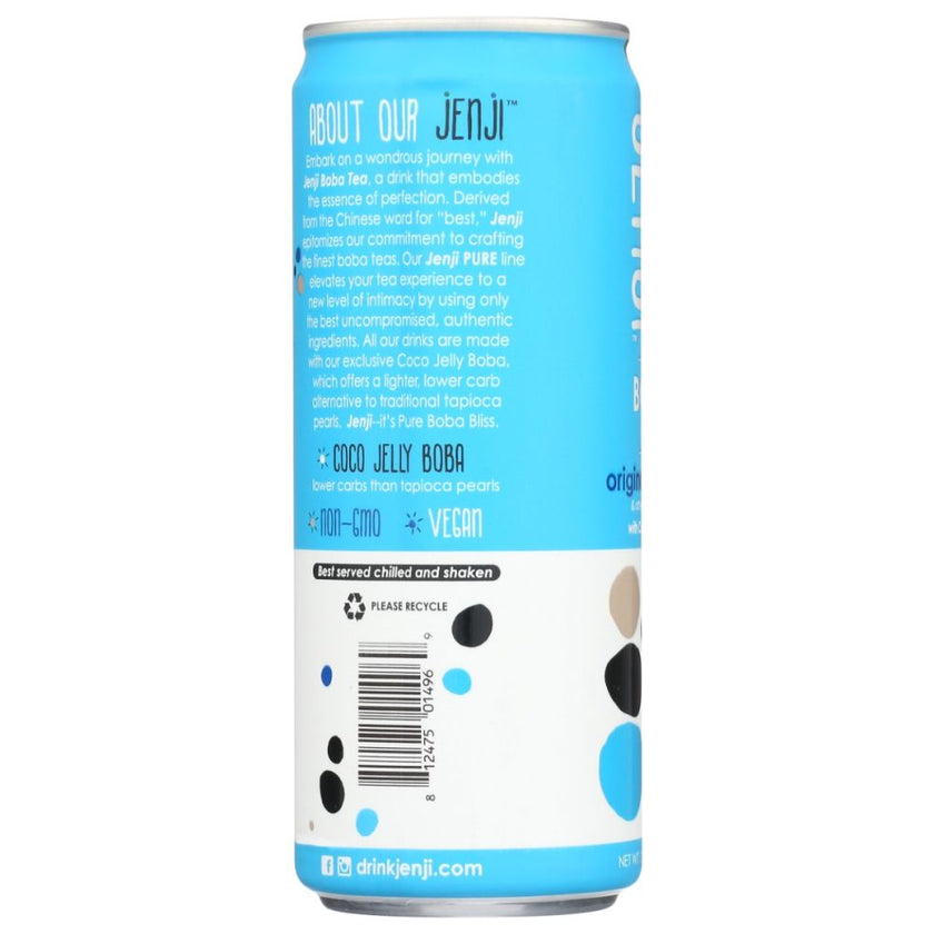 Jenji Pure Boba Tea Original Milk Tea - 10.8 fo – Vegan Black Market